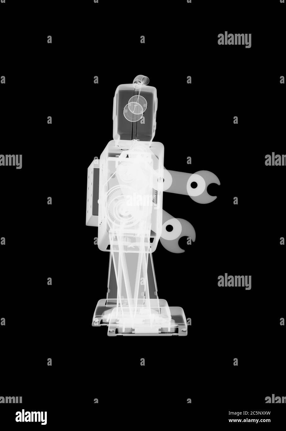 Robot human Black and White Stock Photos & Images - Alamy