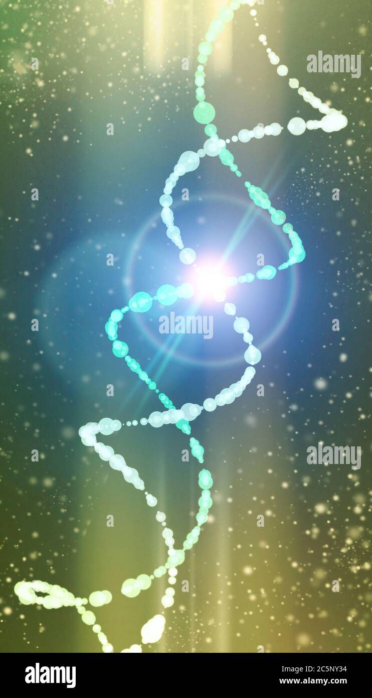 DNA helix, Deoxyribonucleic acid is a thread-like chain of nucleotides ...