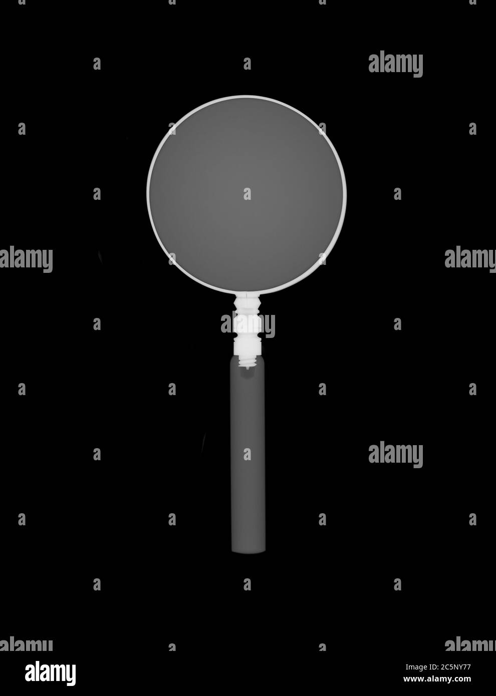 Magnifying glass, X-ray Stock Photo - Alamy