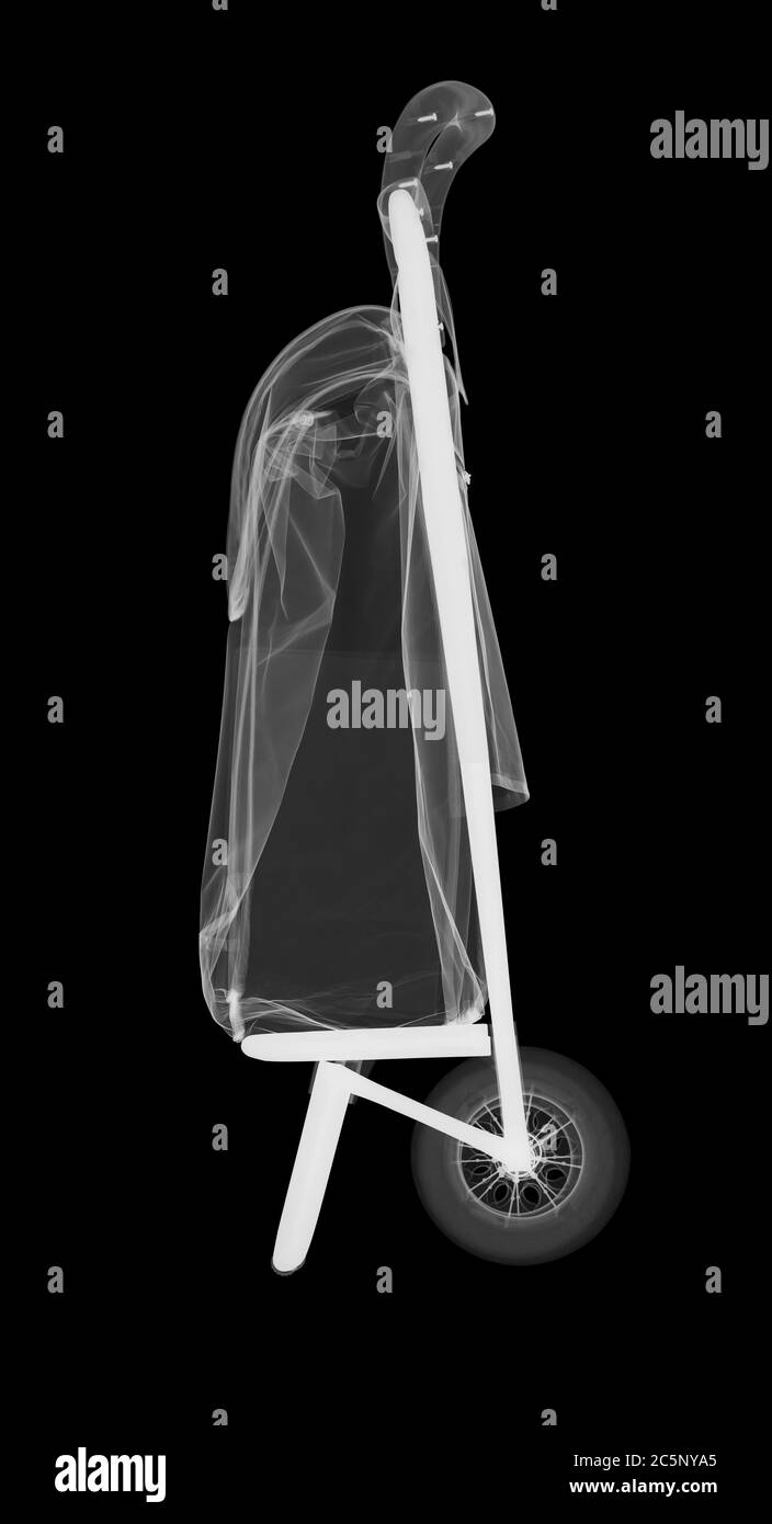 Shopping trolley, X-ray Stock Photo - Alamy