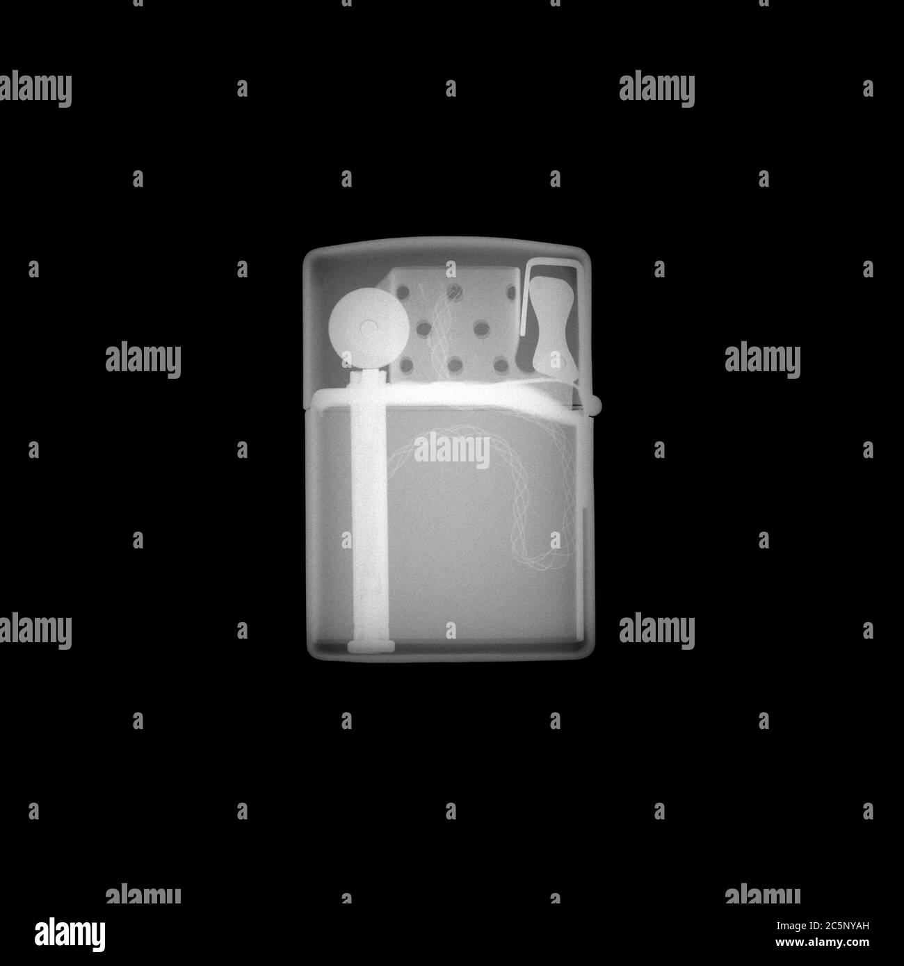 Petrol utility lighter, X-ray Stock Photo - Alamy