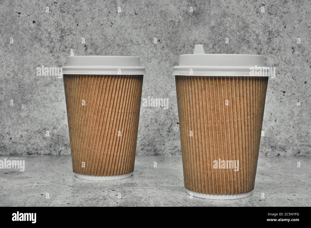 Paper cup. Recycling. Eco-friendly disposable tableware. Eco dishes ...