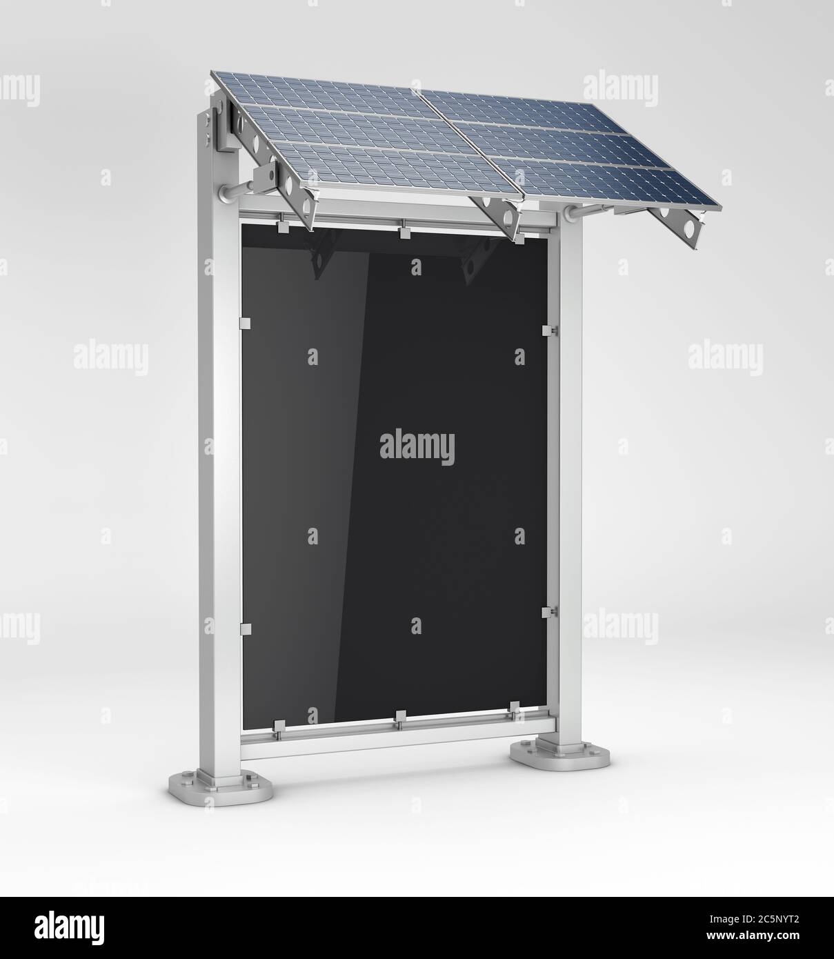 Solar panel construction billboard hi-res stock photography and images ...