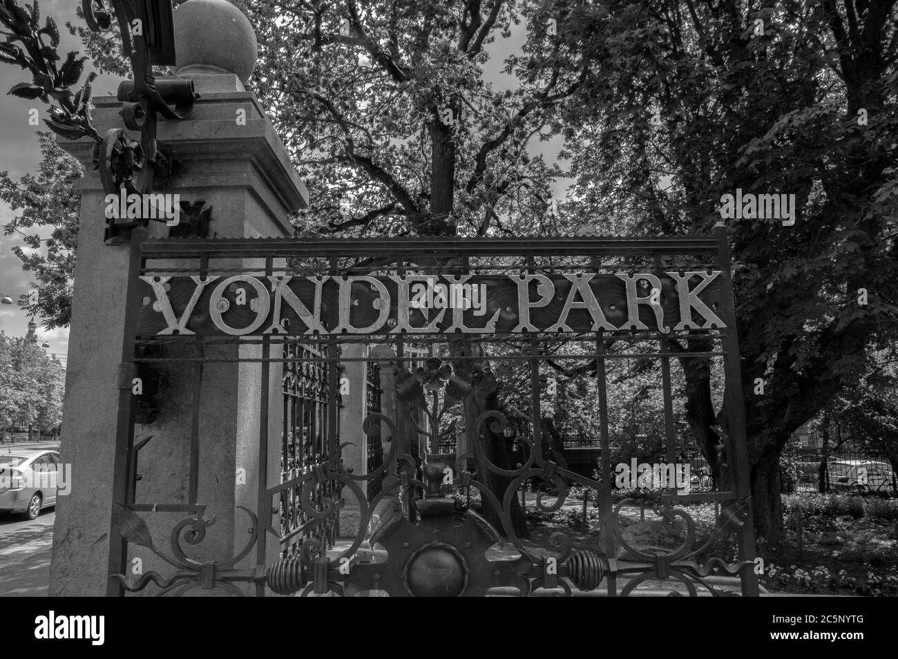Vondelpark holland Black and White Stock Photos & Images - Alamy