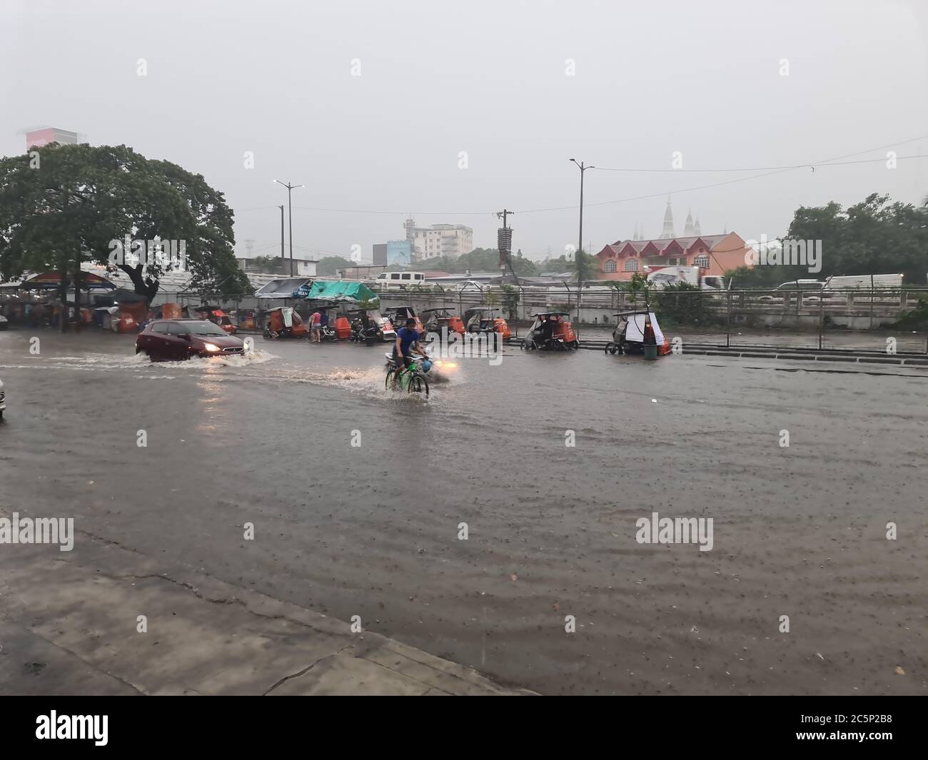 Quezon City, Philippines. 04th July, 2020. Heavy downpours which ...