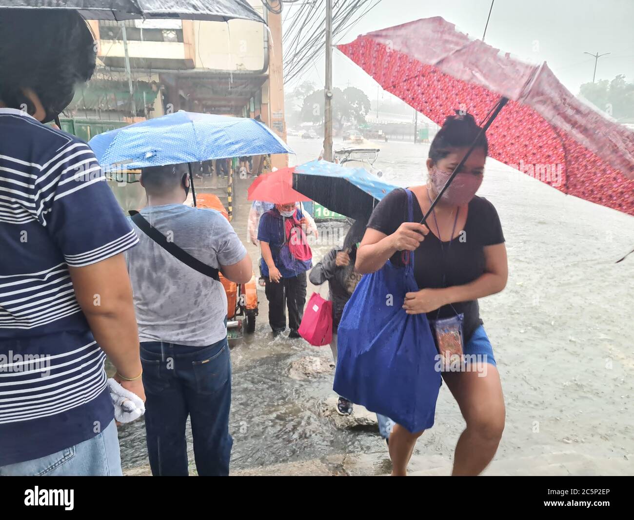 Quezon City, Philippines. 04th July, 2020. Heavy downpours which ...