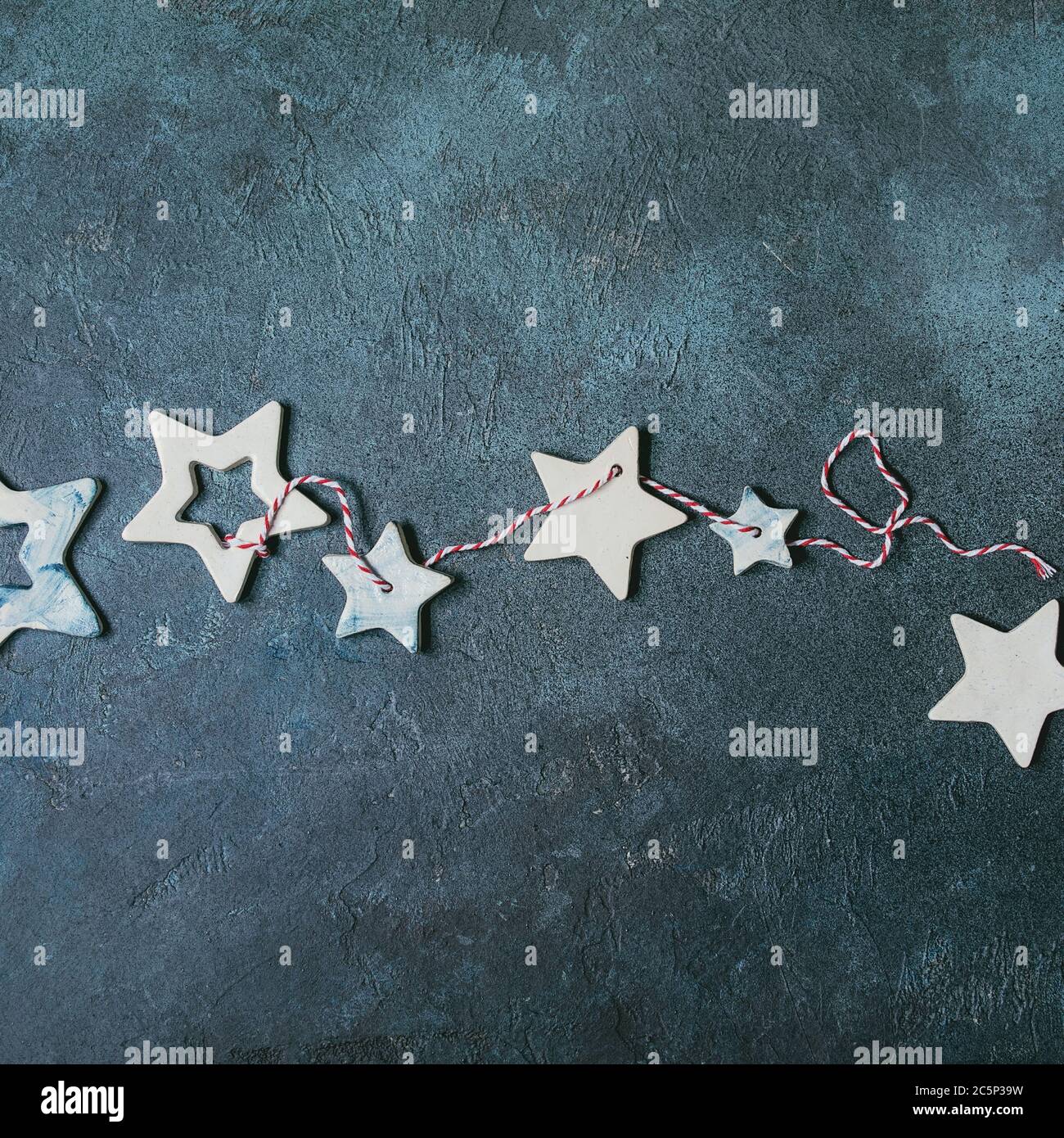 Christmas ceramic stars Stock Photo - Alamy