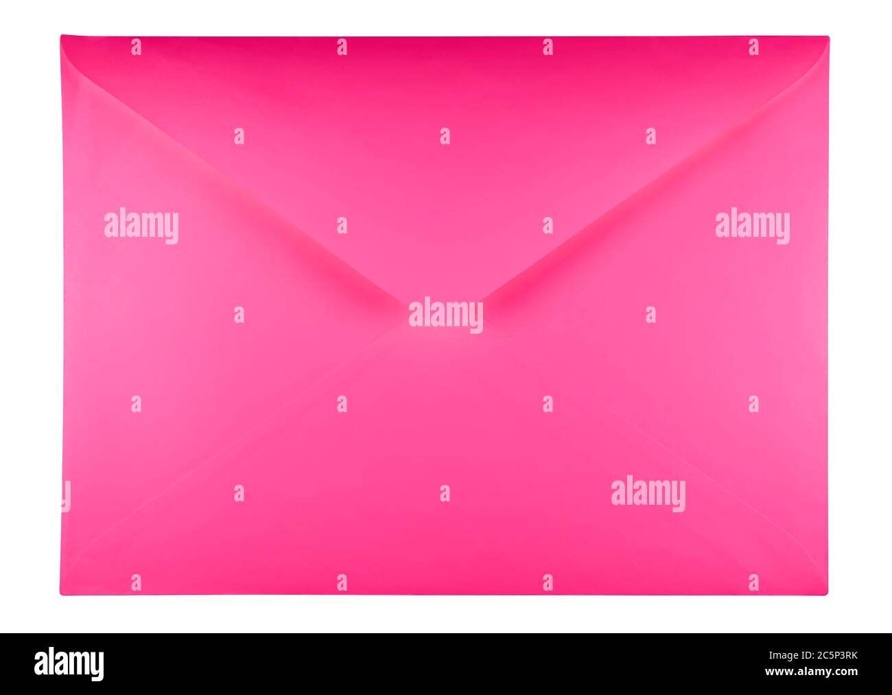 Blank pink envelope isolated on white background with clipping path Stock Photo - Alamy