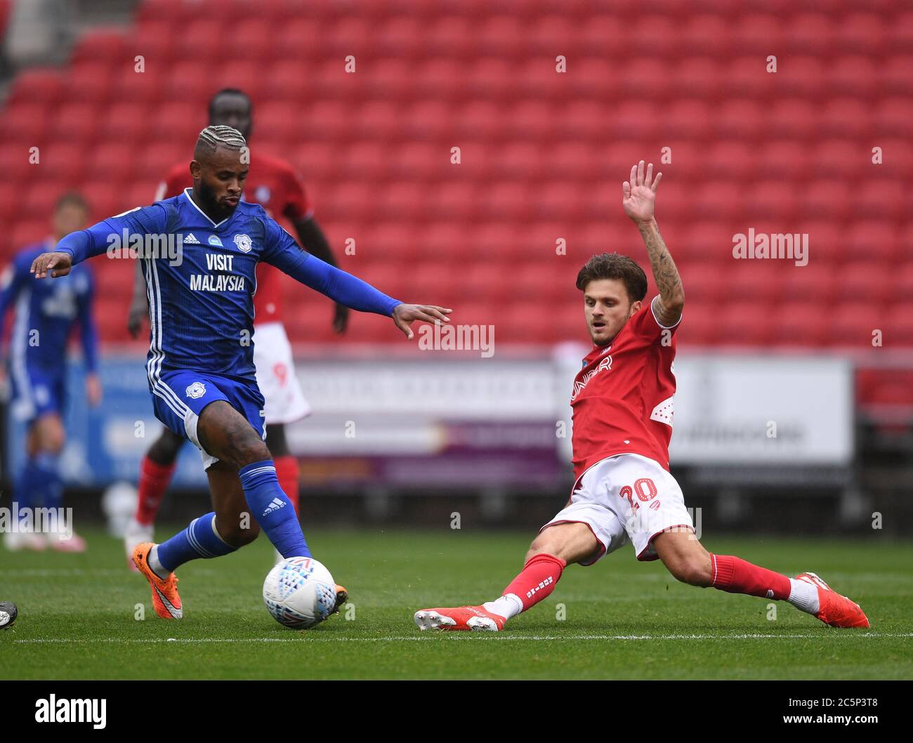 Ashton Gate Stadium, Bristol, UK. 4th July, 2020. English Football ...