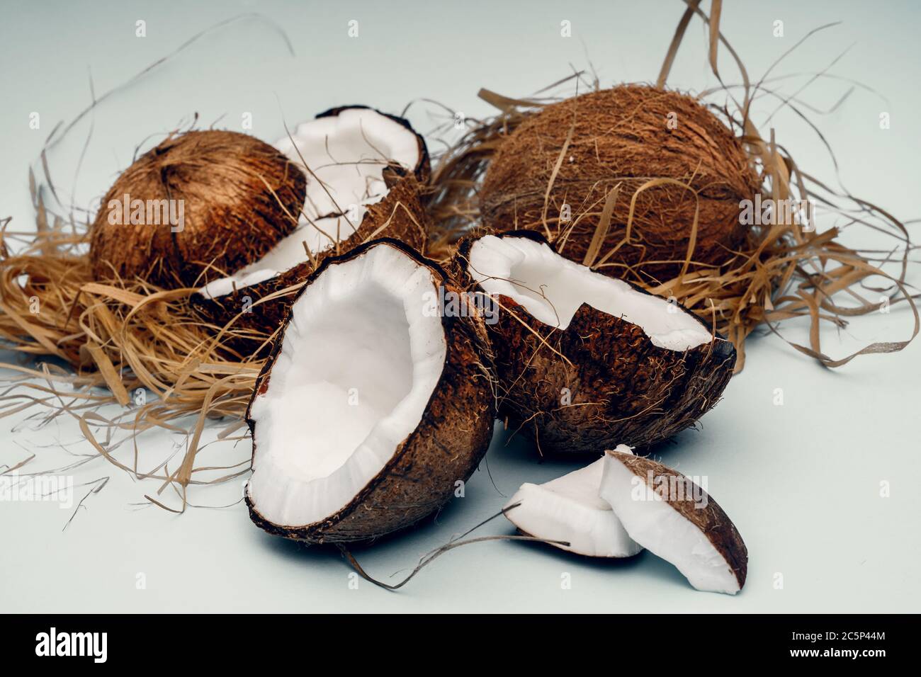 Coconut parts hi-res stock photography and images - Alamy