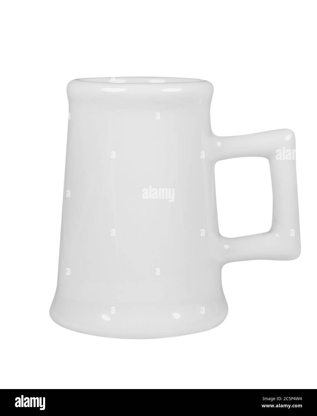 Ceramic beer mug isolated on white with clipping path Stock Photo - Alamy