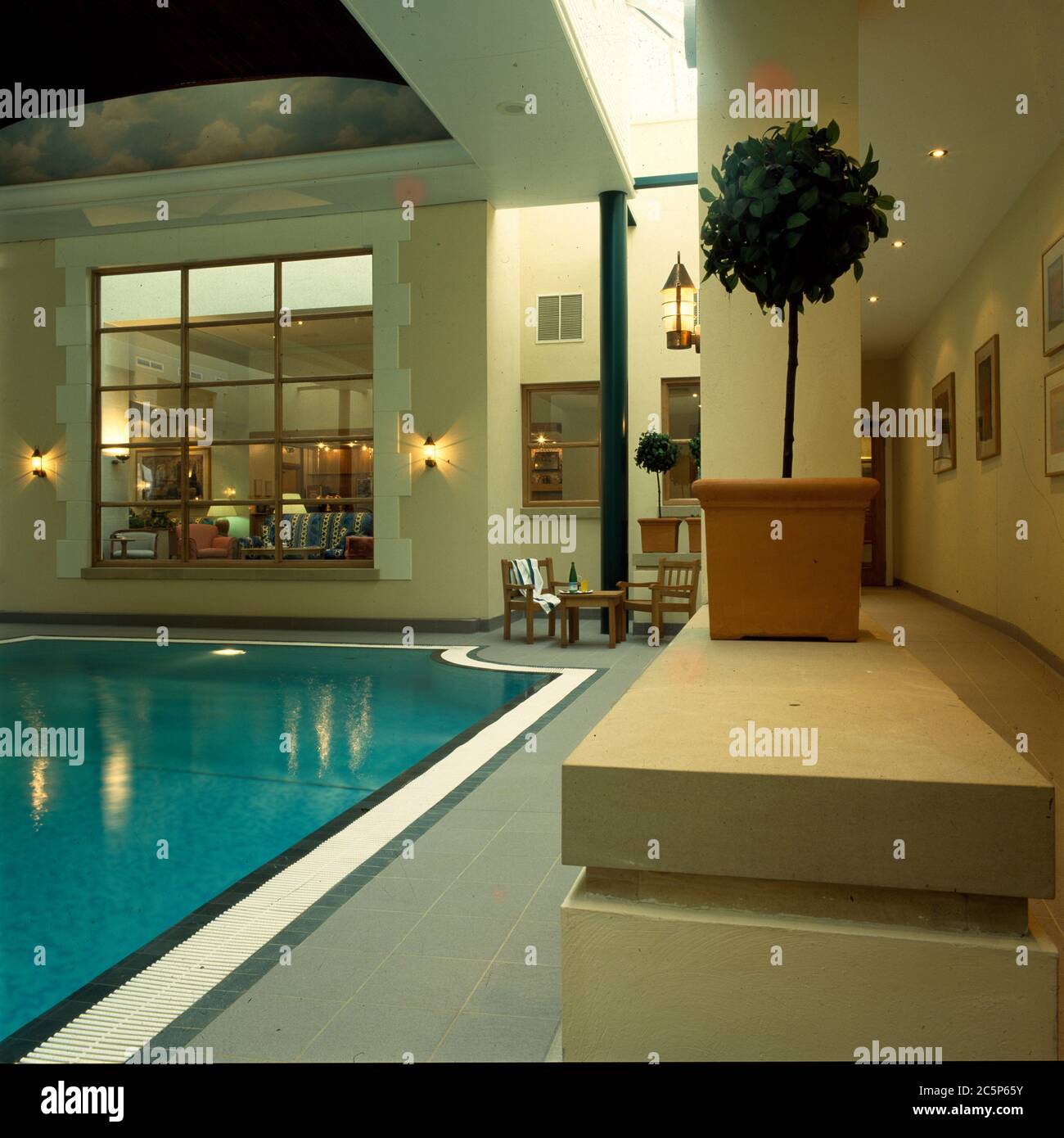Modern bar with swimming pool hi-res stock photography and images - Alamy