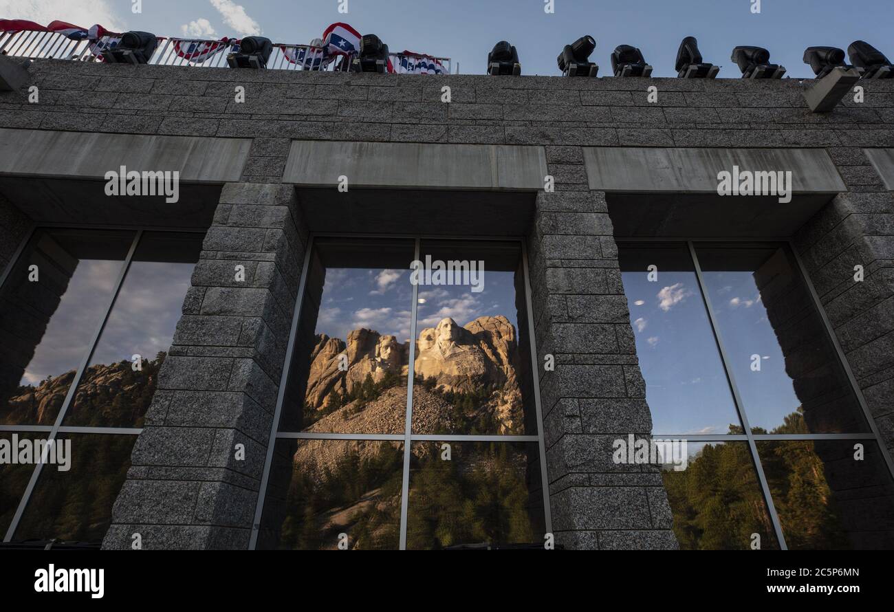 Keystone, United States. 04th July, 2020. Mt. Rushmore National ...