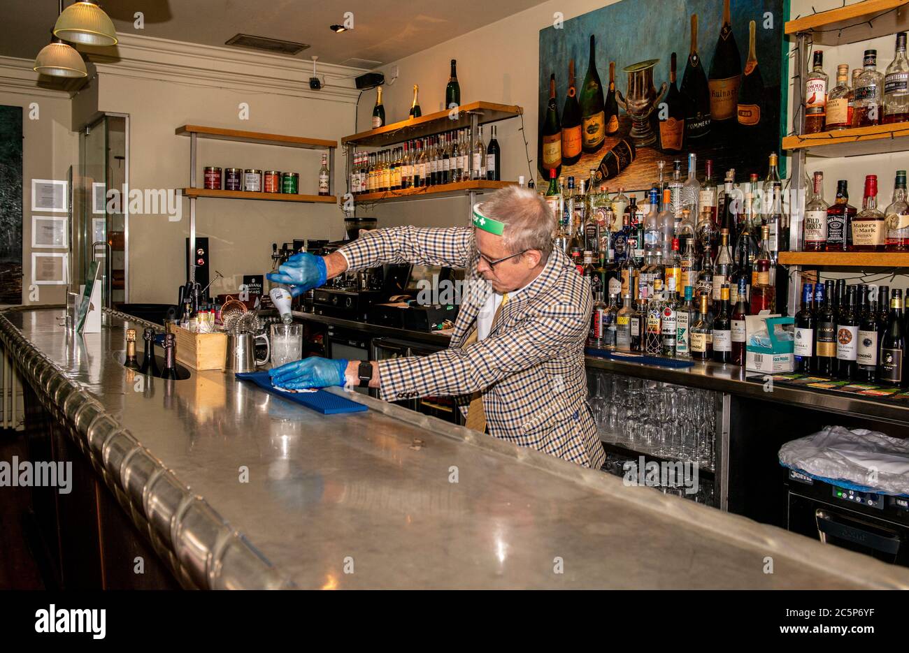 Harrogate, North Yorkshire, UK. , . Stephen Benyon, sommelier at Hotel ...