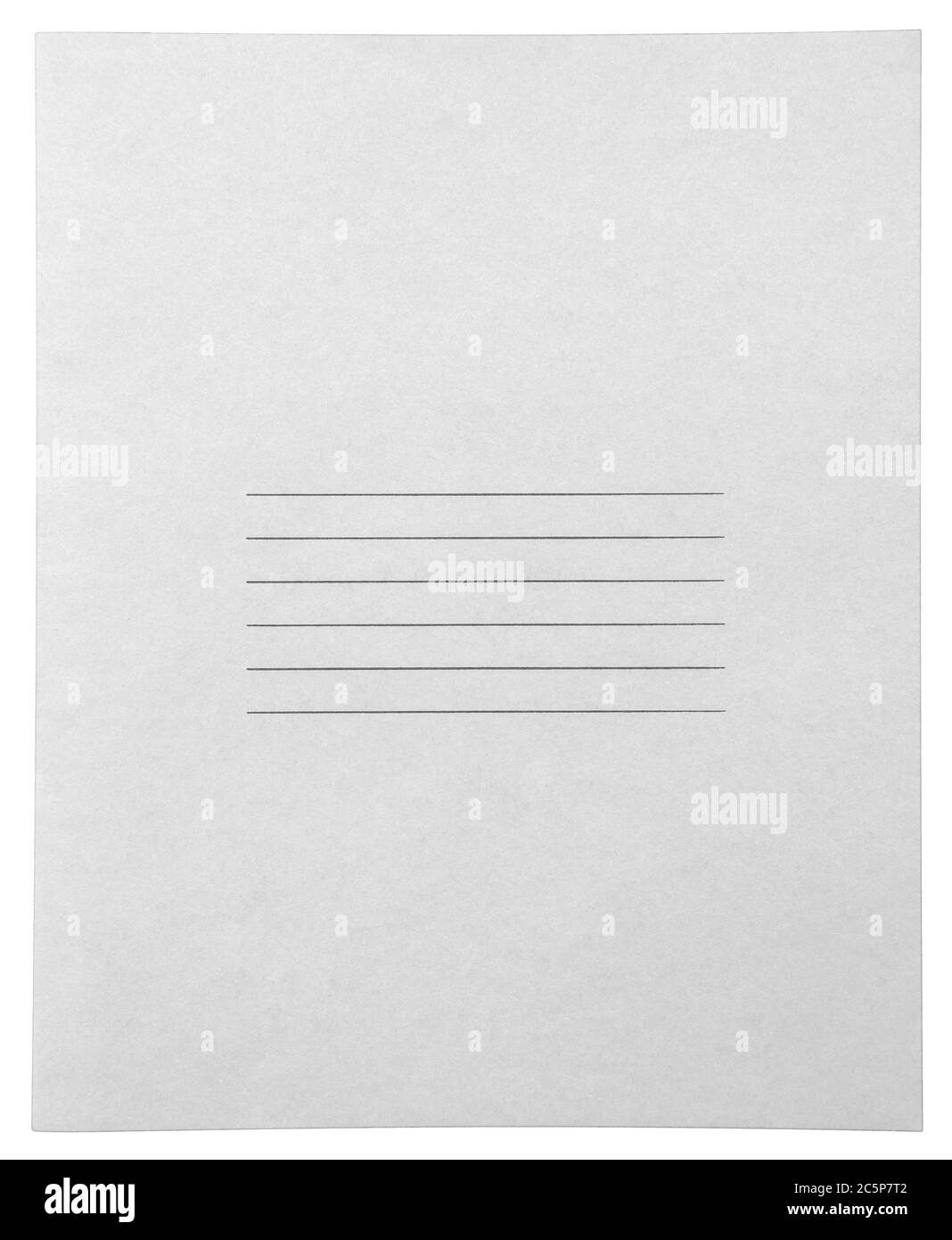 Closed white notebook isolated on white background with clipping path ...