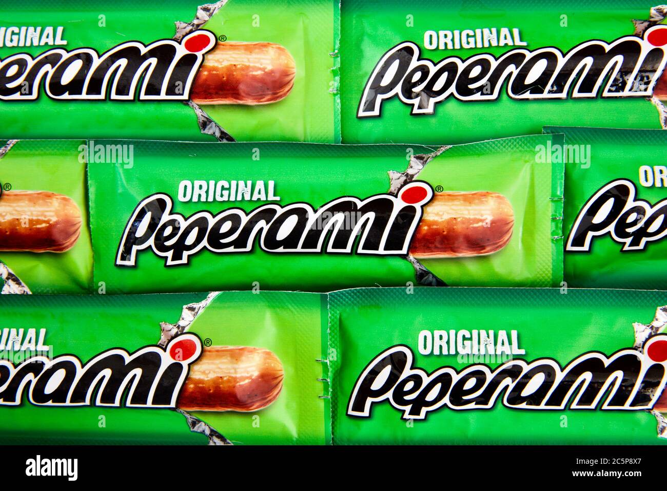 Peperami stick hi-res stock photography and images - Alamy