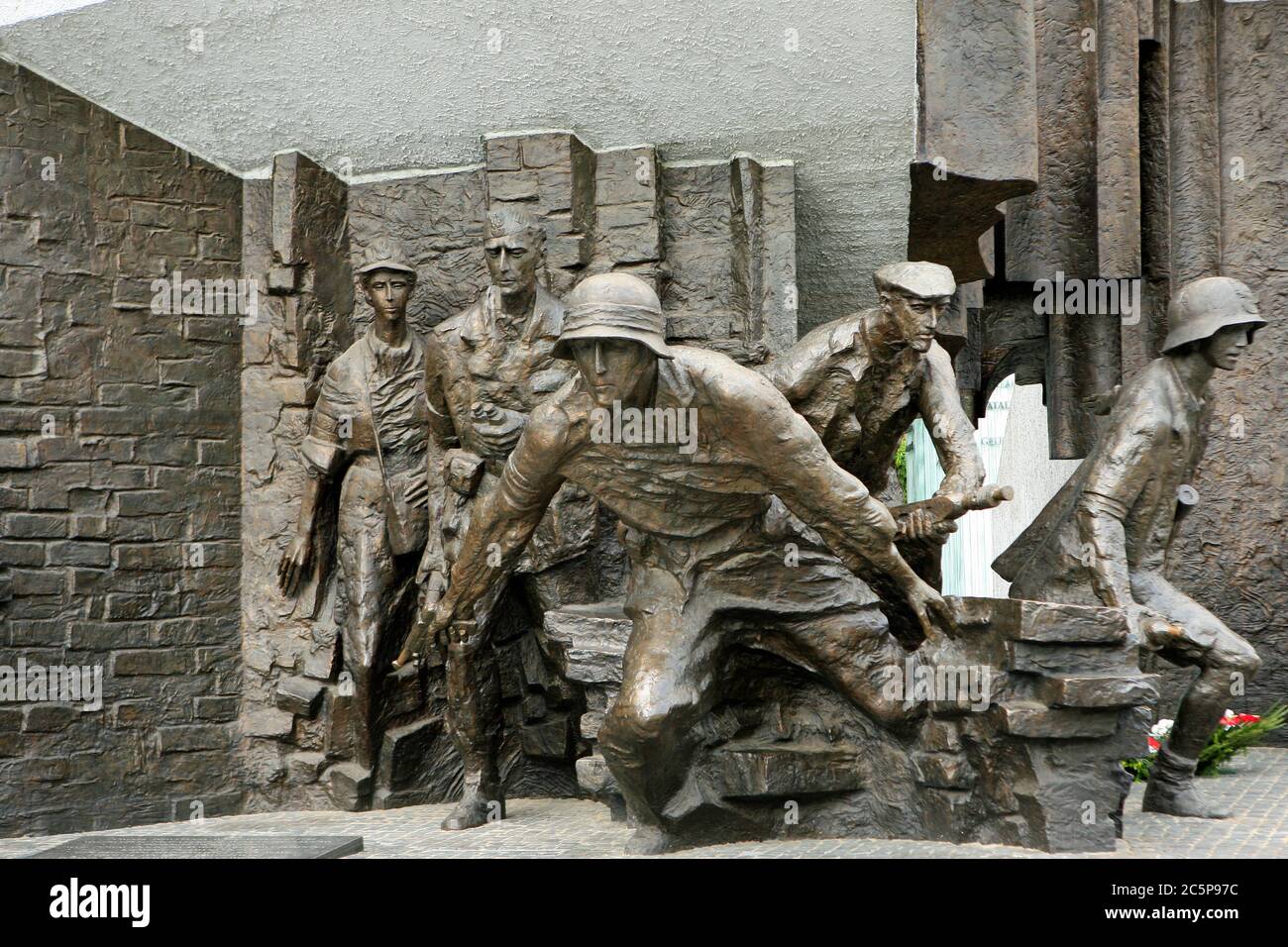 The Warsaw Uprising 1944 Monuments on Krasinski square since 01.08.1989 ...