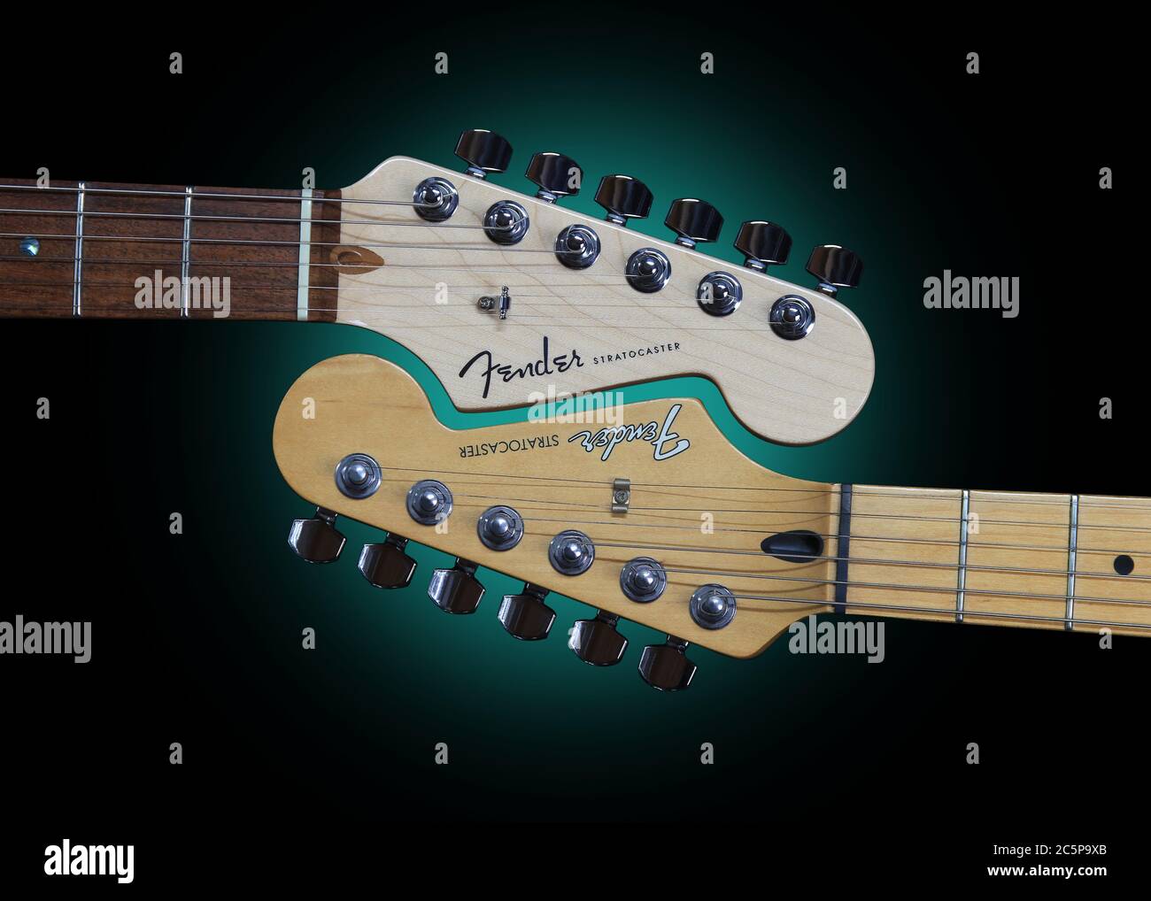 Fender headstock hi-res stock photography and images - Alamy