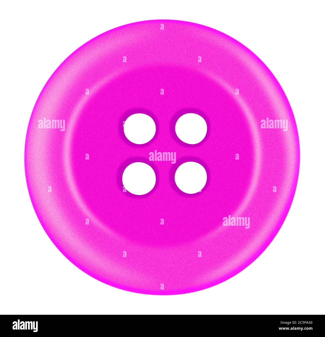 Pink Plastic button isolated on white with Clipping Path Stock Photo ...