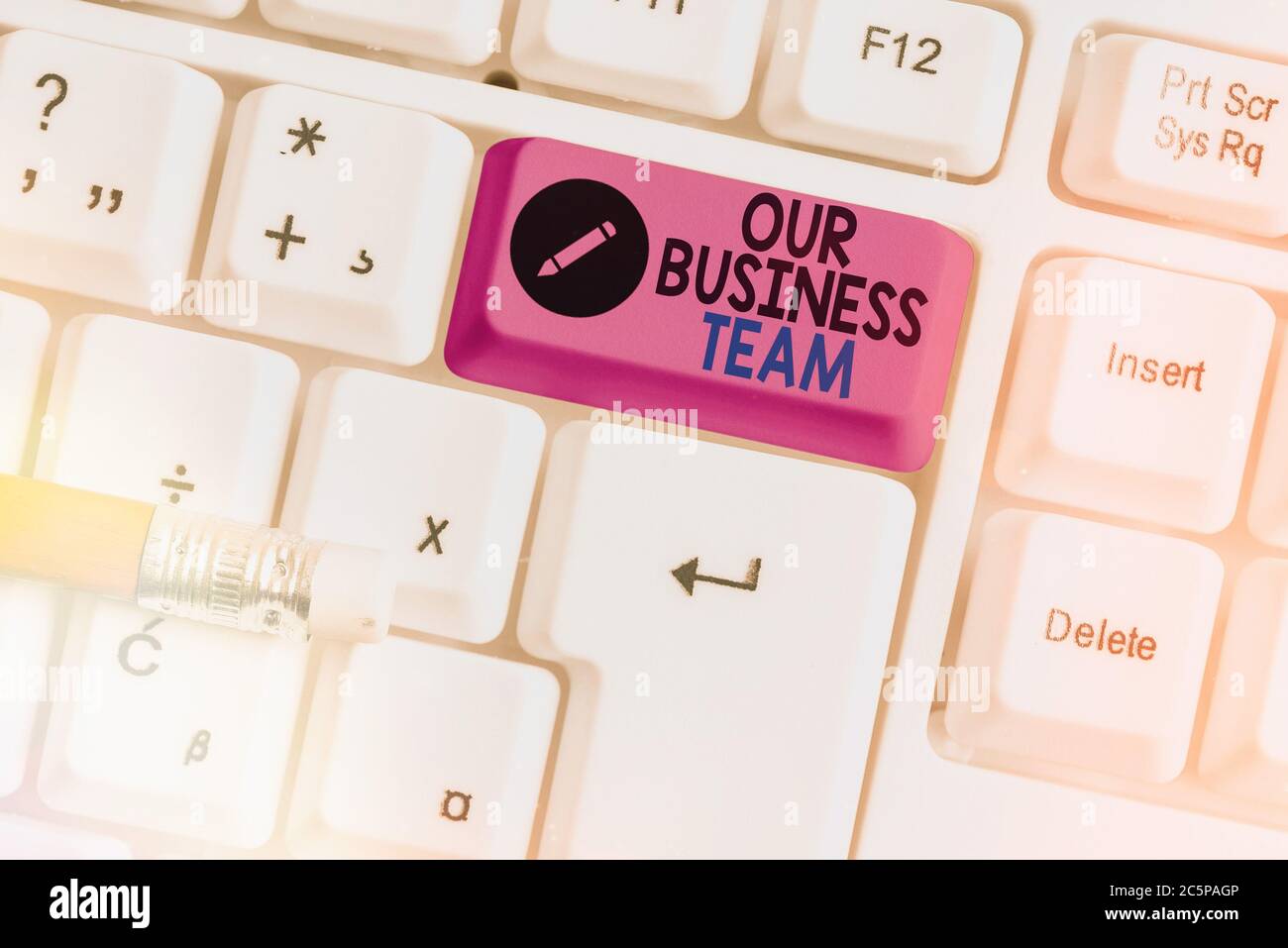 Conceptual hand writing showing Our Business Team. Concept meaning ...