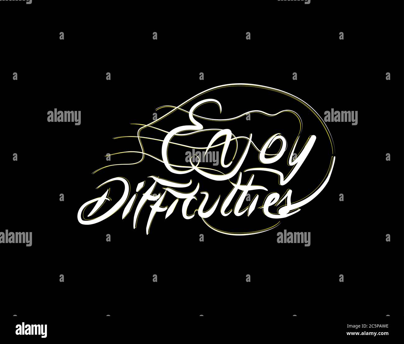 Problem challenge lettering Stock Vector Images - Alamy