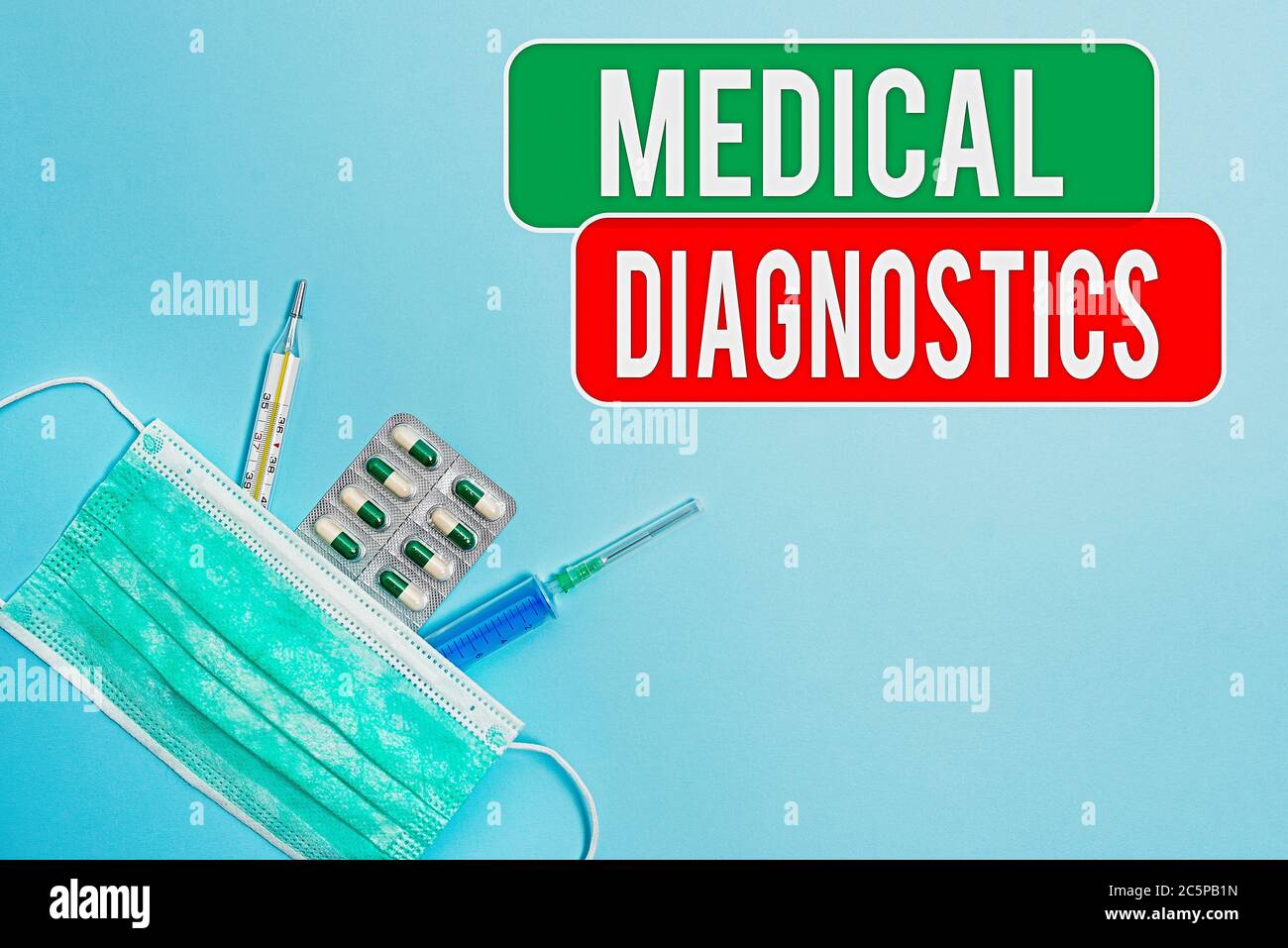 Text sign showing Medical Diagnostics. Business photo showcasing act of ...