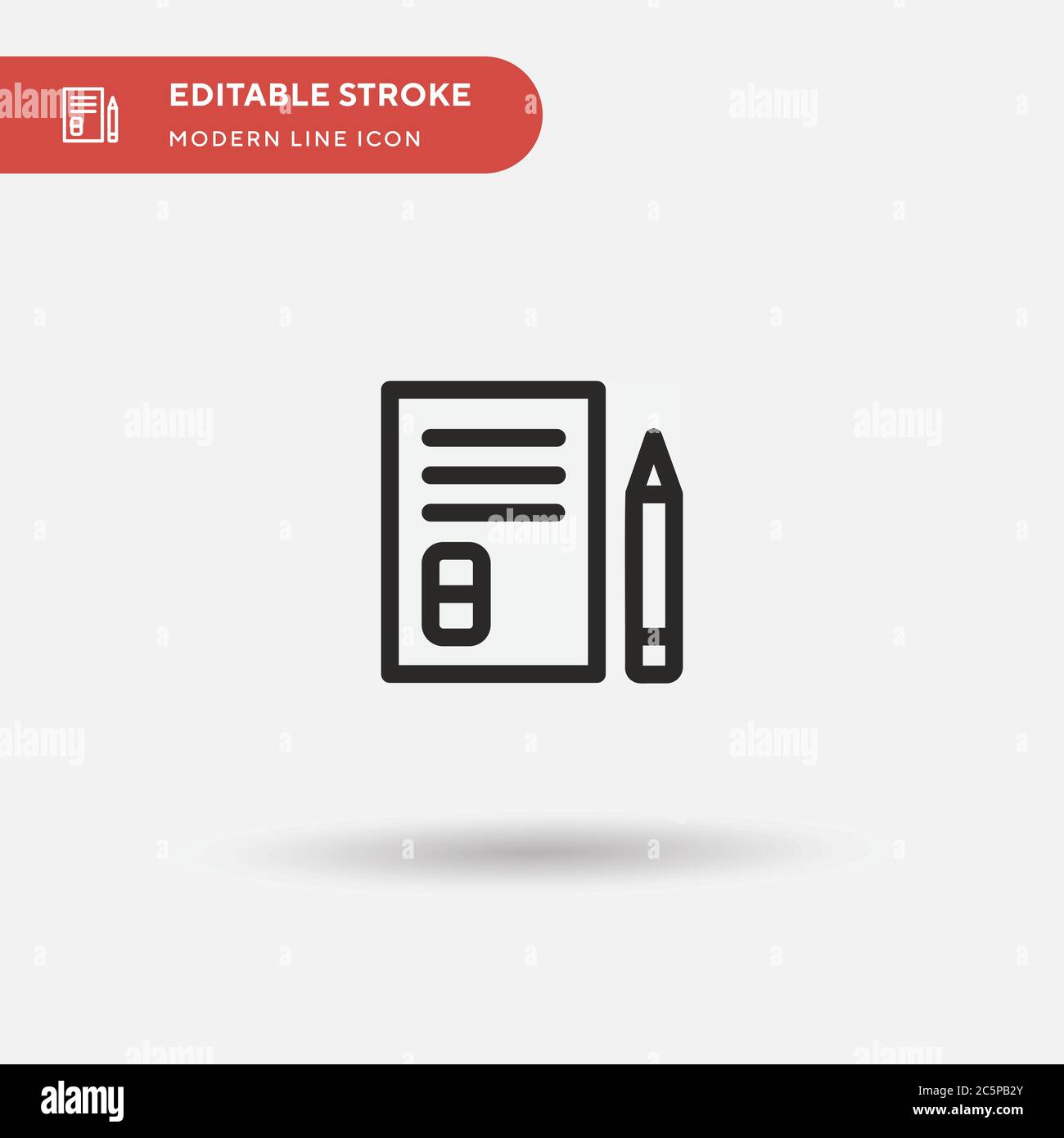 Homework Simple vector icon. Illustration symbol design template for ...