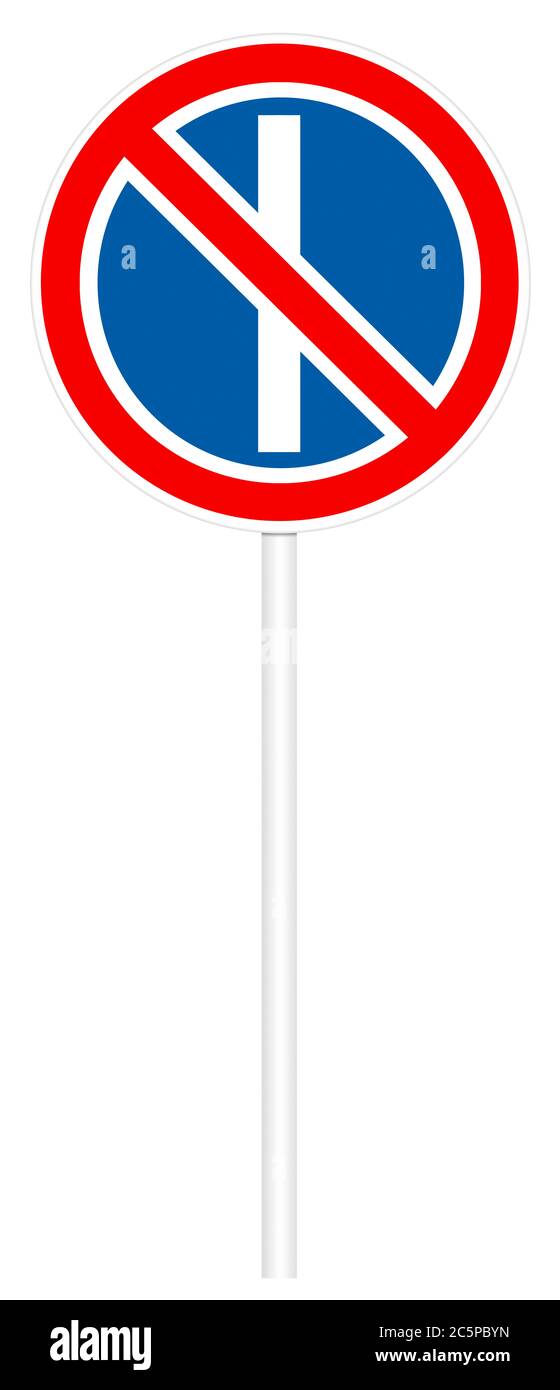 Parking forbidden sign Cut Out Stock Images & Pictures - Alamy