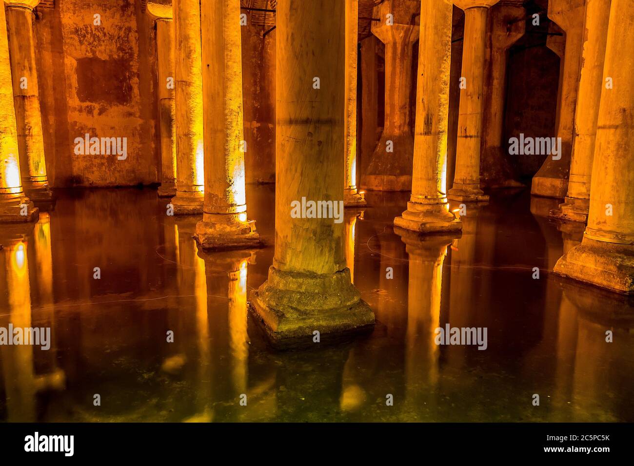 ISTANBUL, TURKEY - MAY 14 : The Basilica Cistern is the largest ancient ...