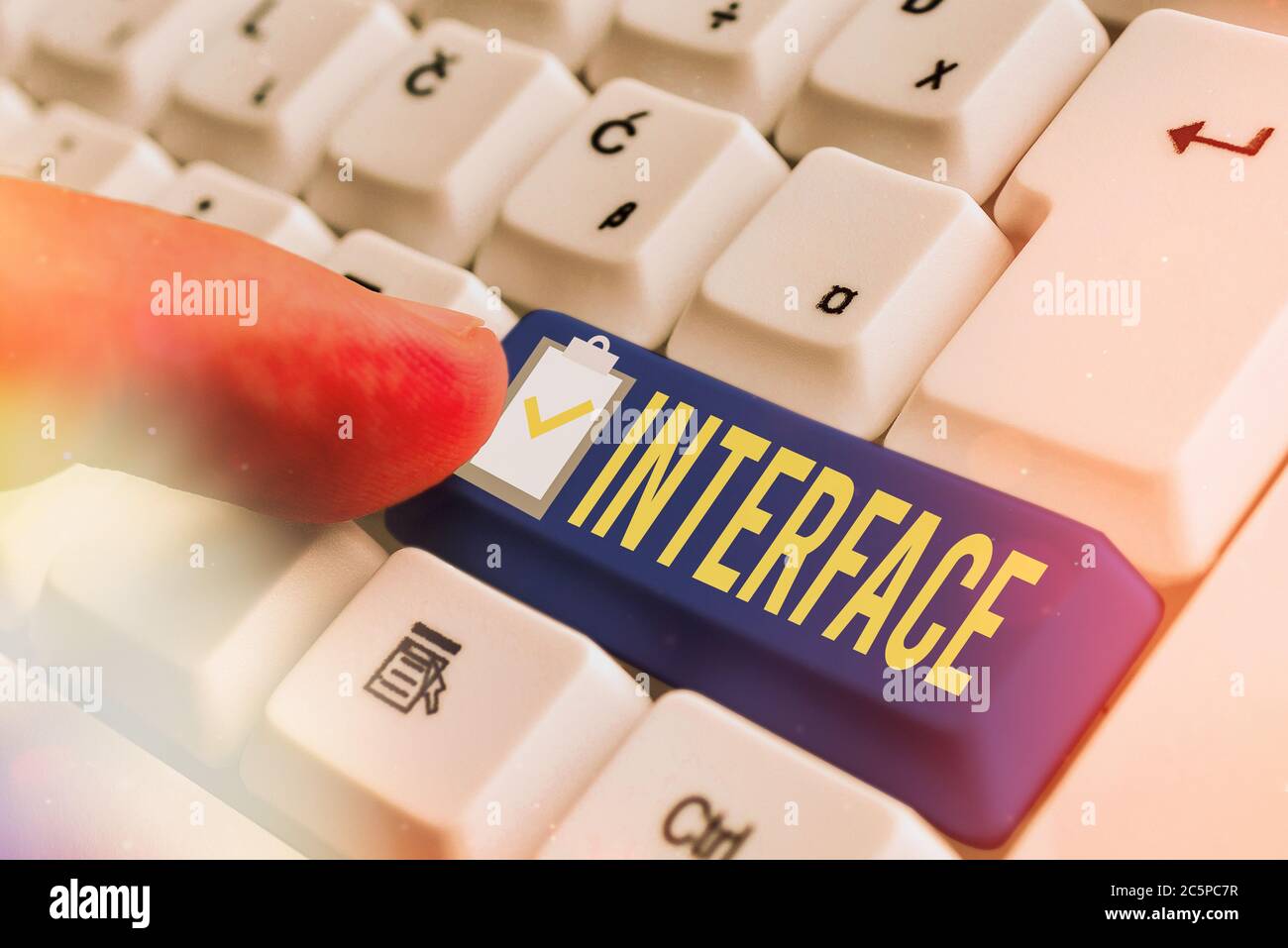 Word writing text Interface. Business photo showcasing point of meeting ...