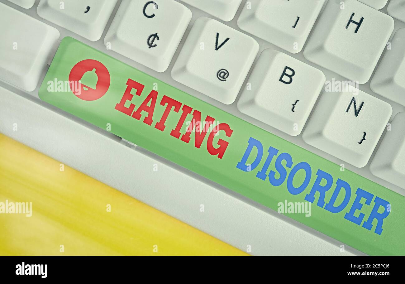 Conceptual hand writing showing Eating Disorder. Concept meaning ...