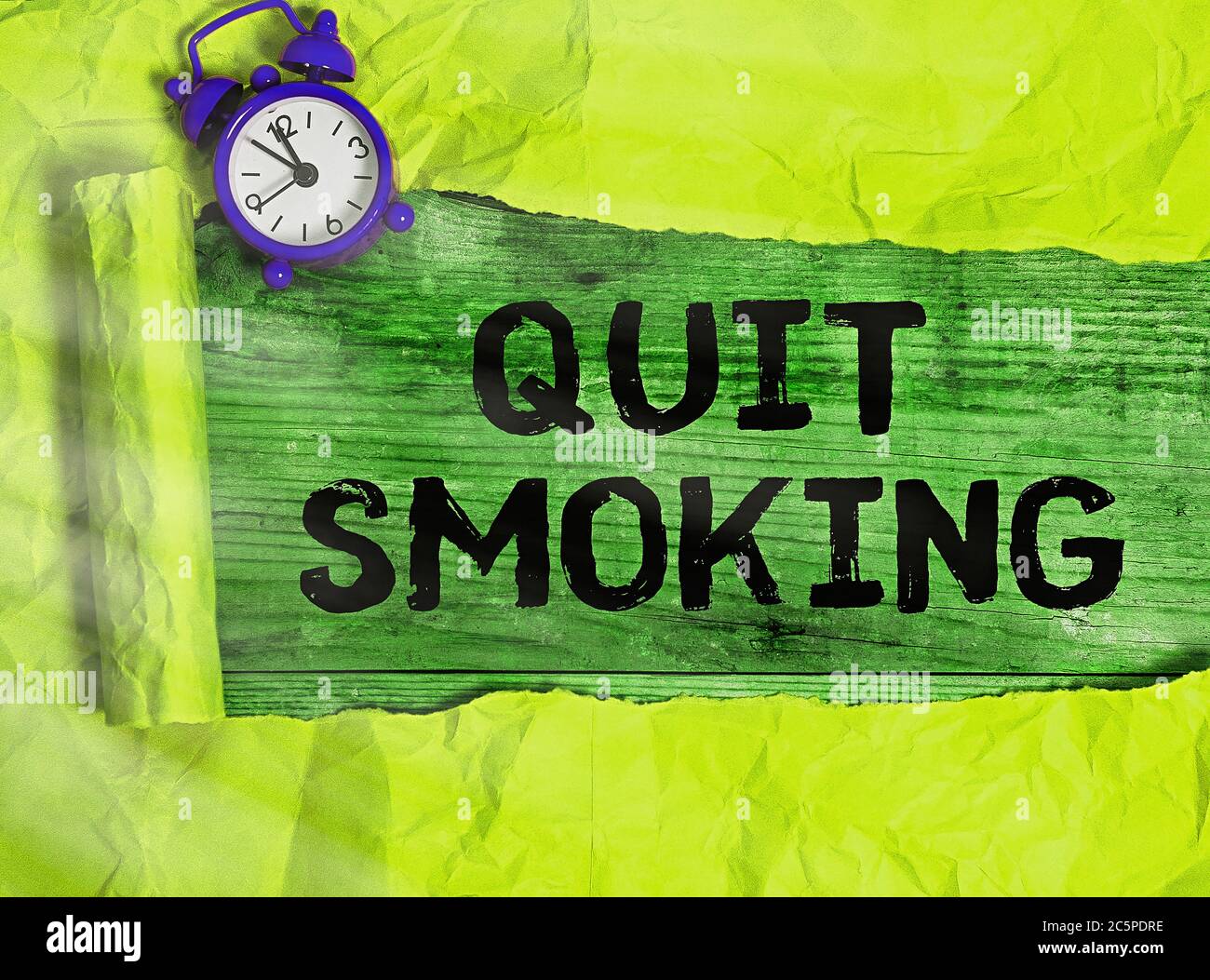 Word writing text Quit Smoking. Business photo showcasing the process ...