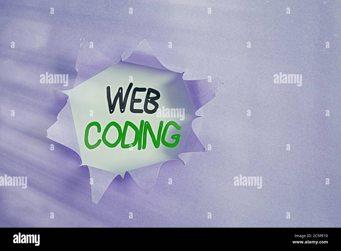 Writing Note Showing Web Coding Business Concept For A System Of