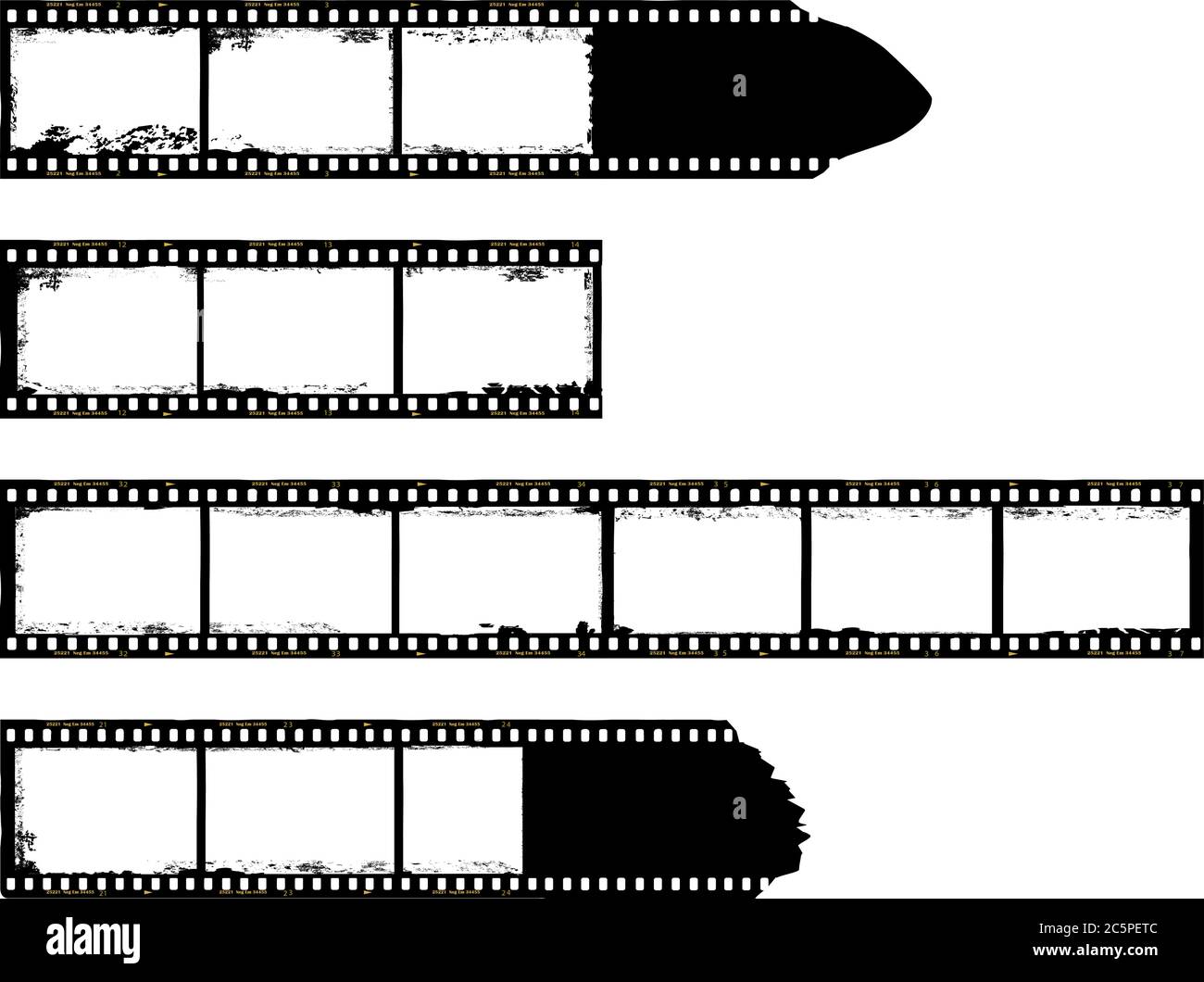 Negatives sheet Stock Vector Images - Alamy