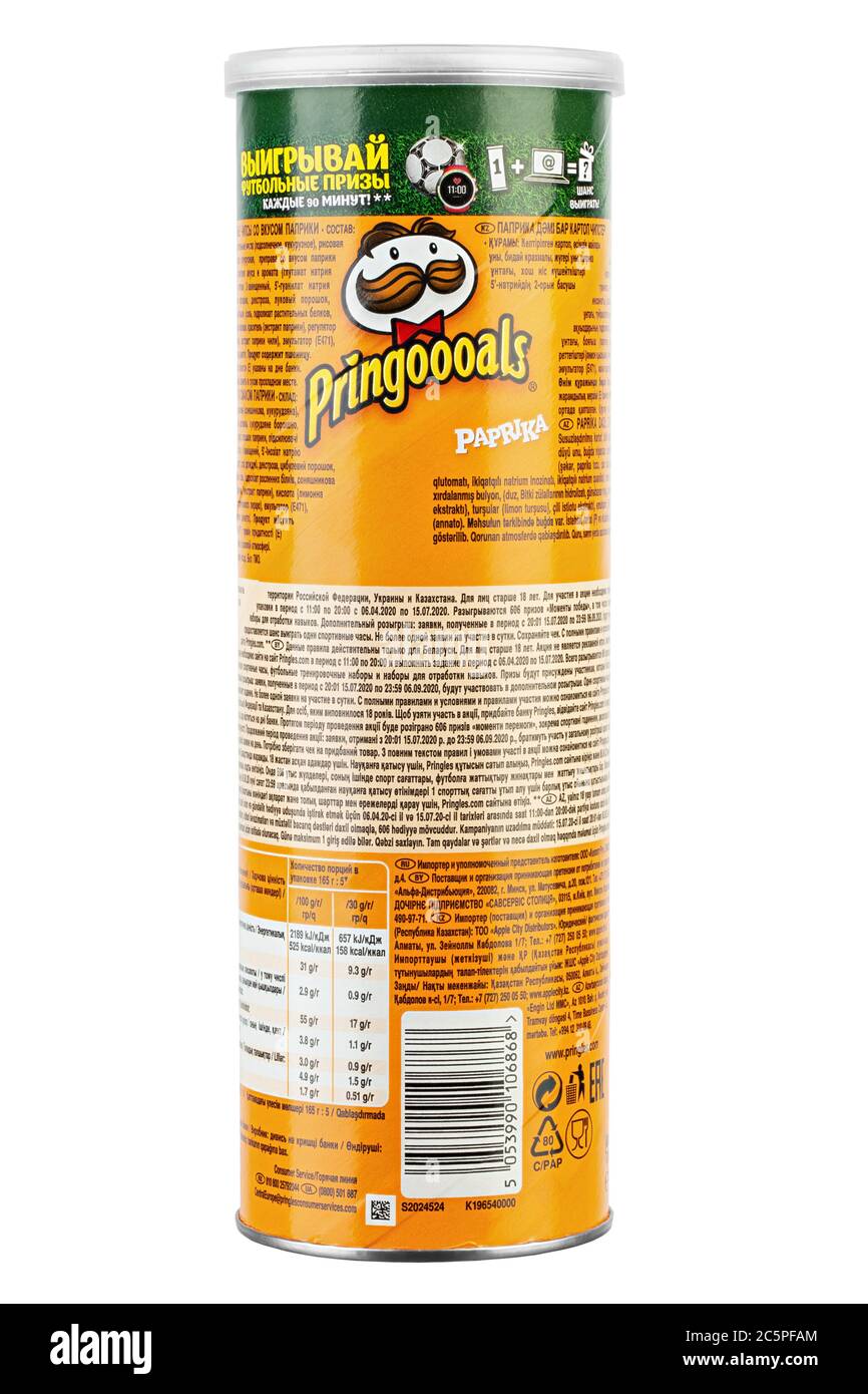 Back Of Pringles Can