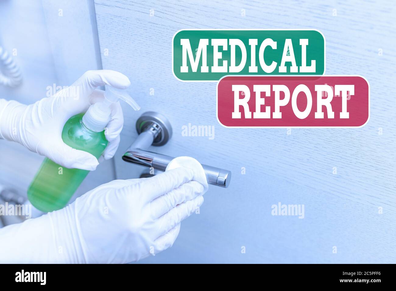 Conceptual hand writing showing Medical Report. Concept meaning report ...