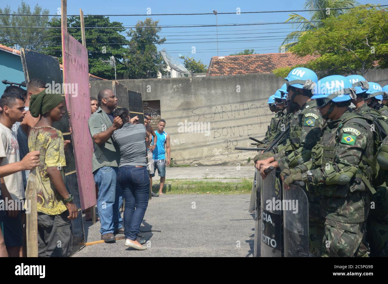 Training of the UN peacekeeping force infantry battalion in Haiti ...