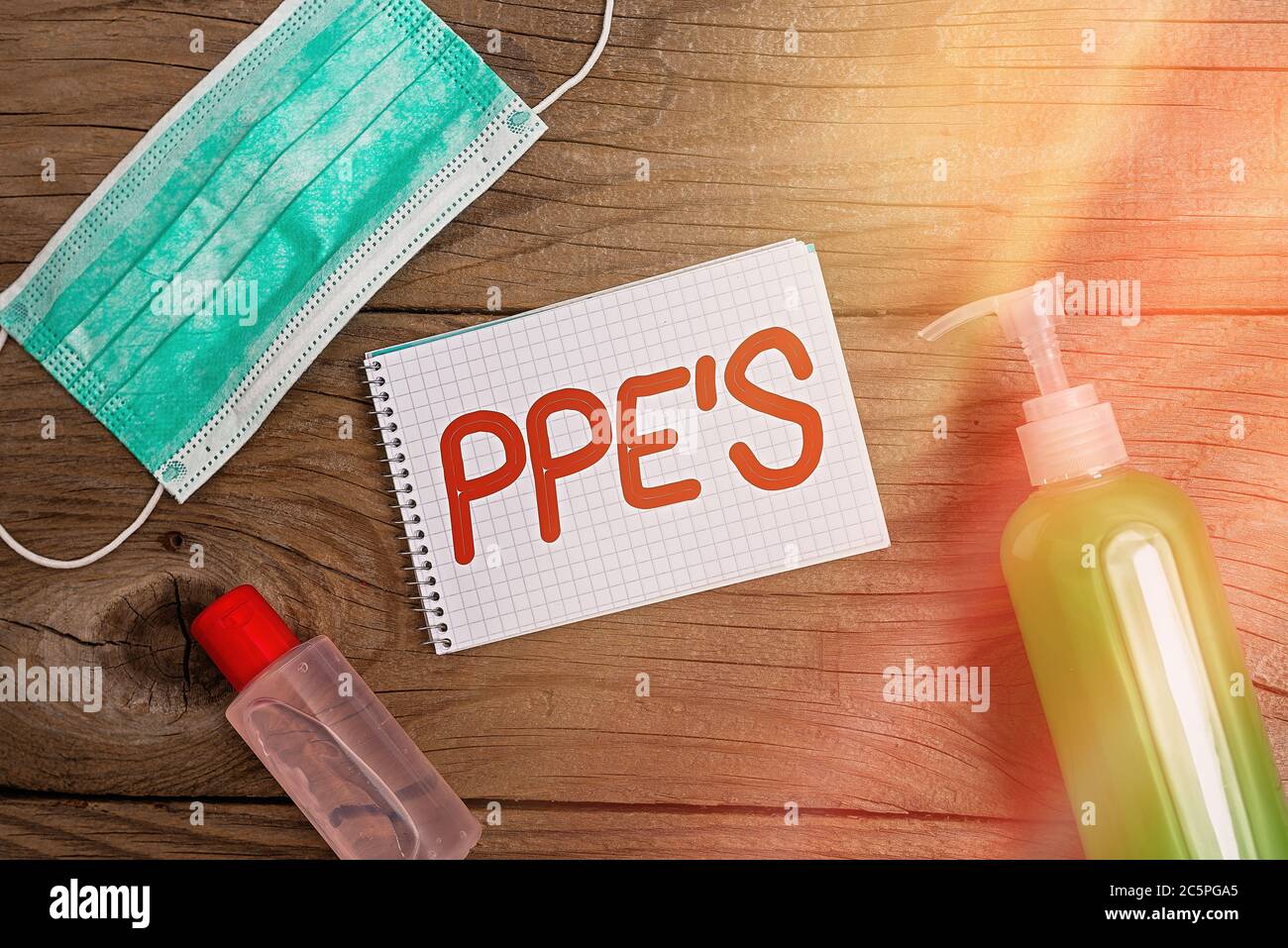 Handwriting text writing Ppe s is. Conceptual photo Specialized ...