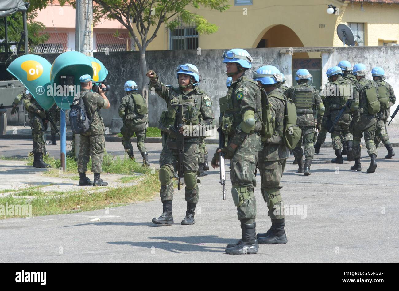 Training of the UN peacekeeping force infantry battalion in Haiti ...