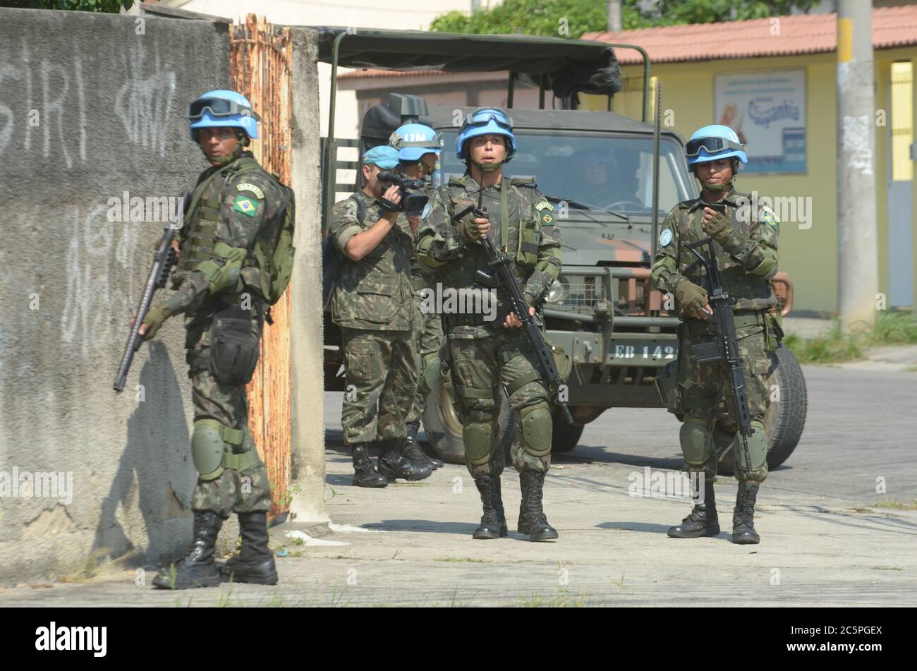 Training of the UN peacekeeping force infantry battalion in Haiti ...