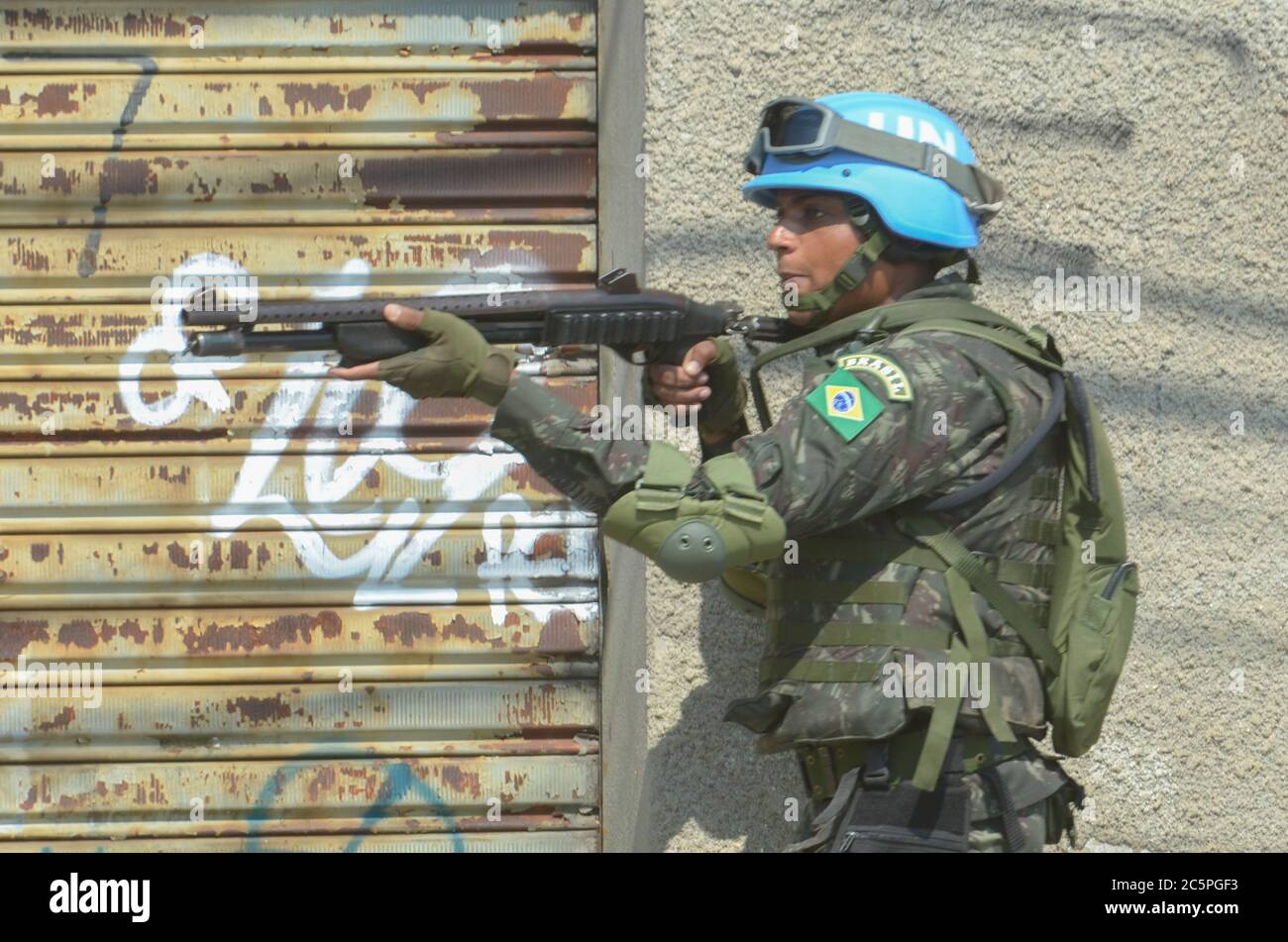 Training of the UN peacekeeping force infantry battalion in Haiti ...