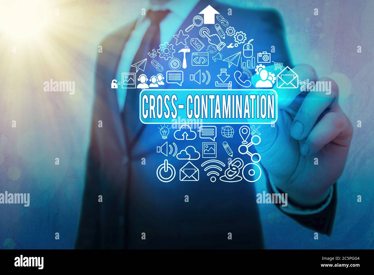 Word writing text Cross Contamination. Business photo showcasing ...