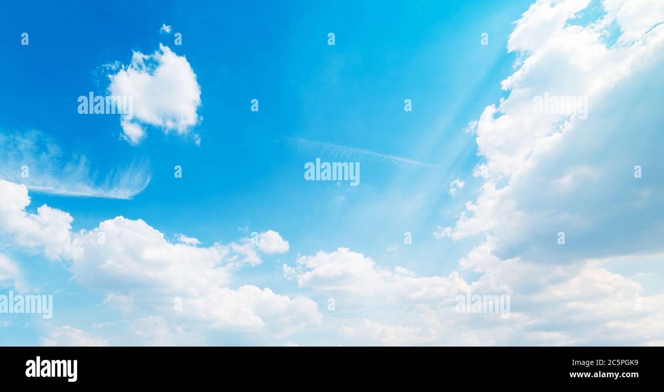 Soft clouds and blue sky Stock Photo - Alamy