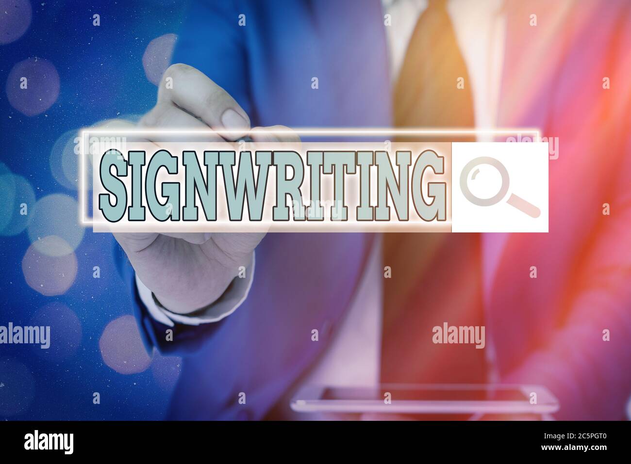 Writing note showing Signwriting. Business concept for any type of ...