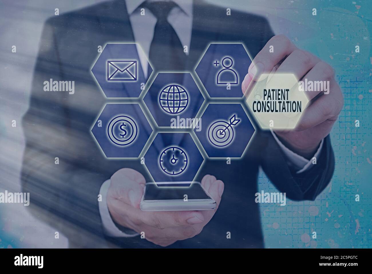 Writing note showing Patient Consultation. Business concept for ...