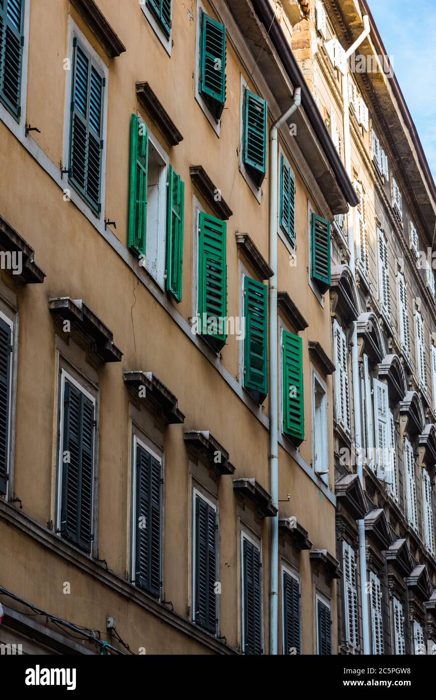 Typical italian window closed shutters hi-res stock photography and ...