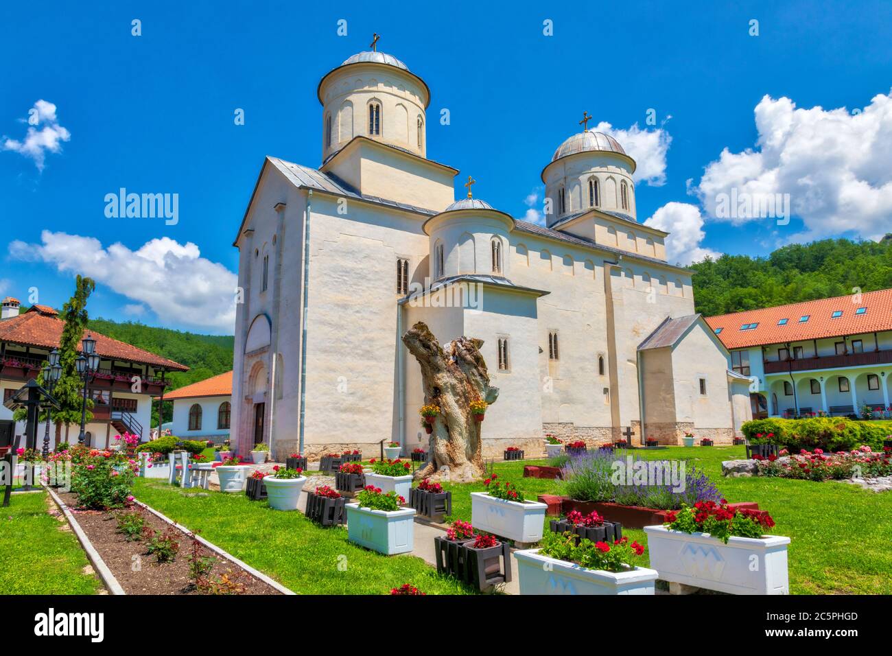Medieval Mileseva Monastery. 13th century Serbian Orthodox monastery ...