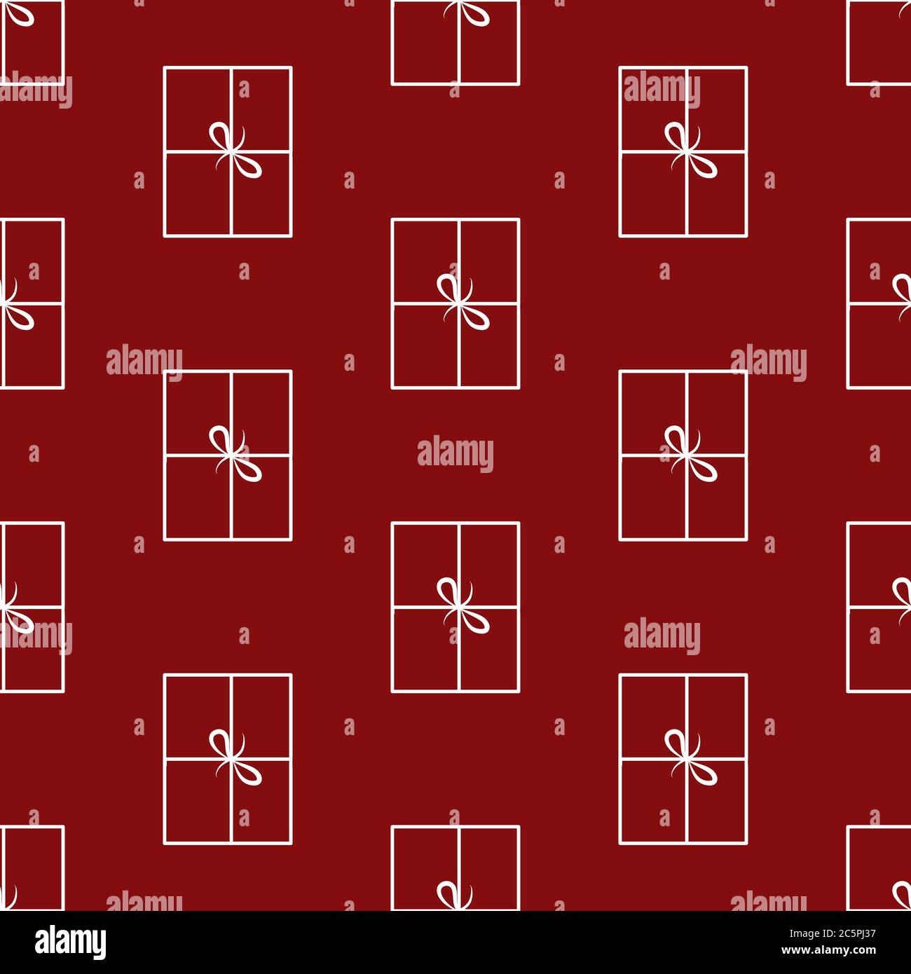 Beautiful bow from red Stock Vector Images - Alamy