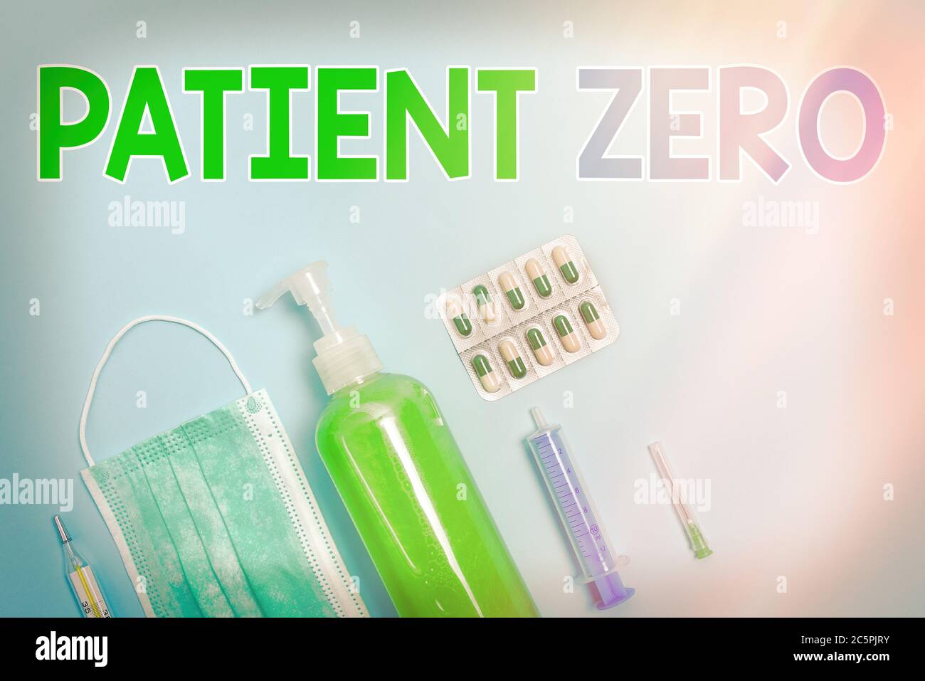 Writing note showing Patient Zero. Business concept for primary disease ...