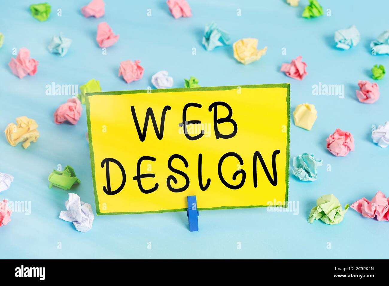 Word writing text Web Design. Business photo showcasing website ...